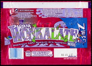 CC_UK – Nestle – Wonka – Wonkalate – foil candy bar wrapper – 2001 | CollectingCandy.com