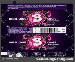 Full Set Friday: Contemporary Bubblicious Bubblegum Wrappers! | CollectingCandy.com